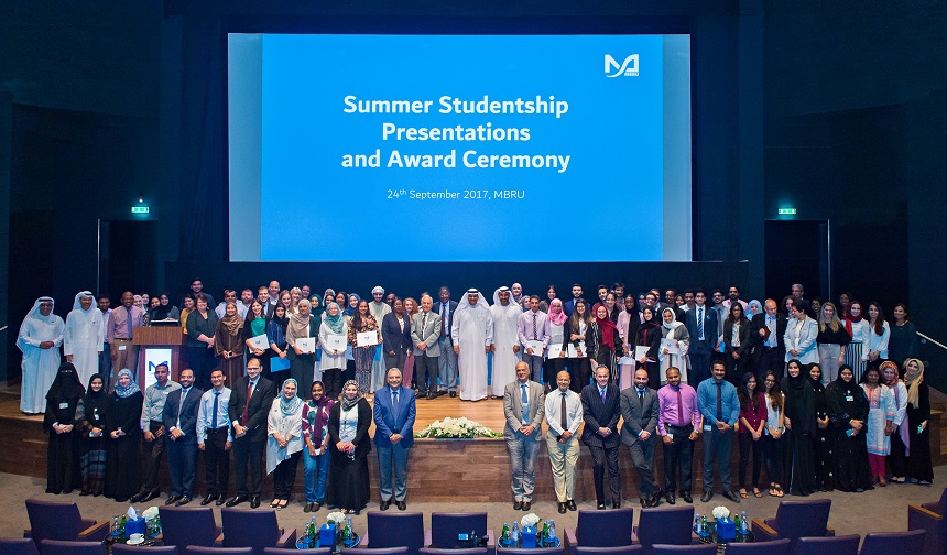 MBRU Honored its 1st Cohort for the Completion of the Summer ...