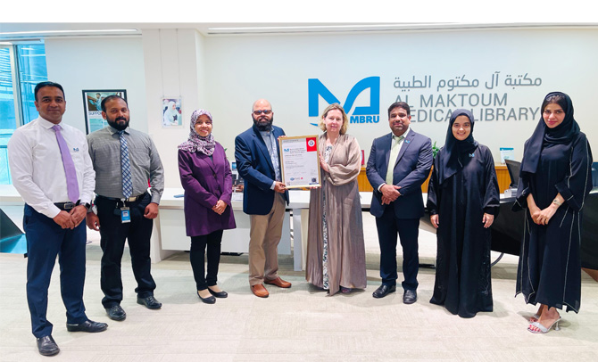 ISO Certification for Library - MBRU