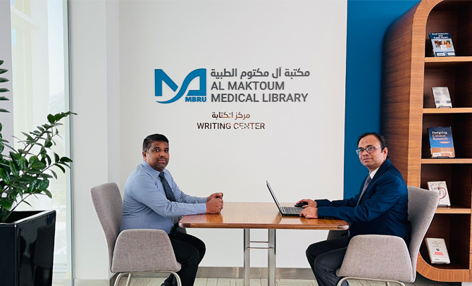 Writing Center Service is now available at Al Maktoum Medical Library ...